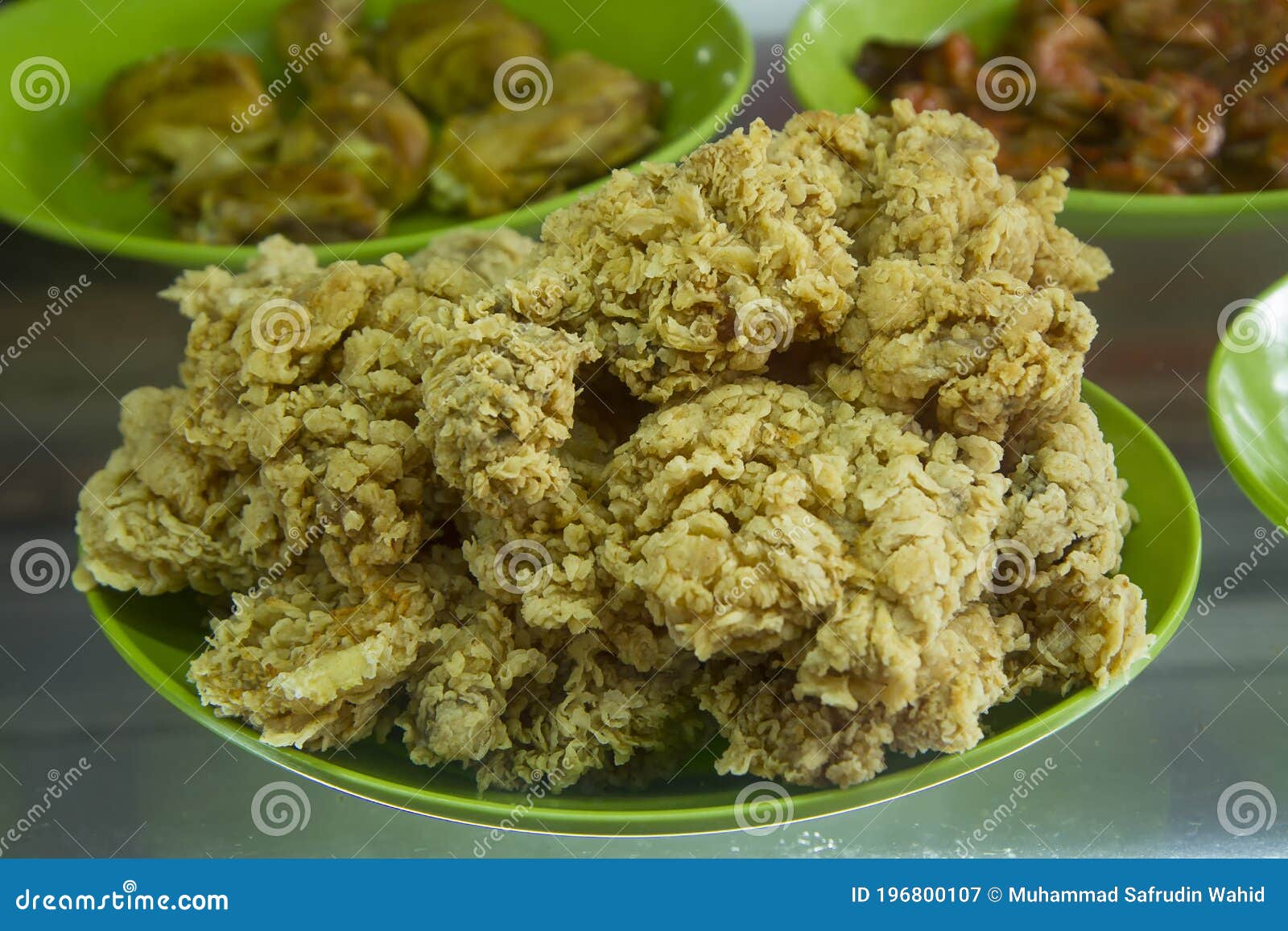 Heap of Fried Chicken on the Plate Stock Image - Image of meat, fried ...