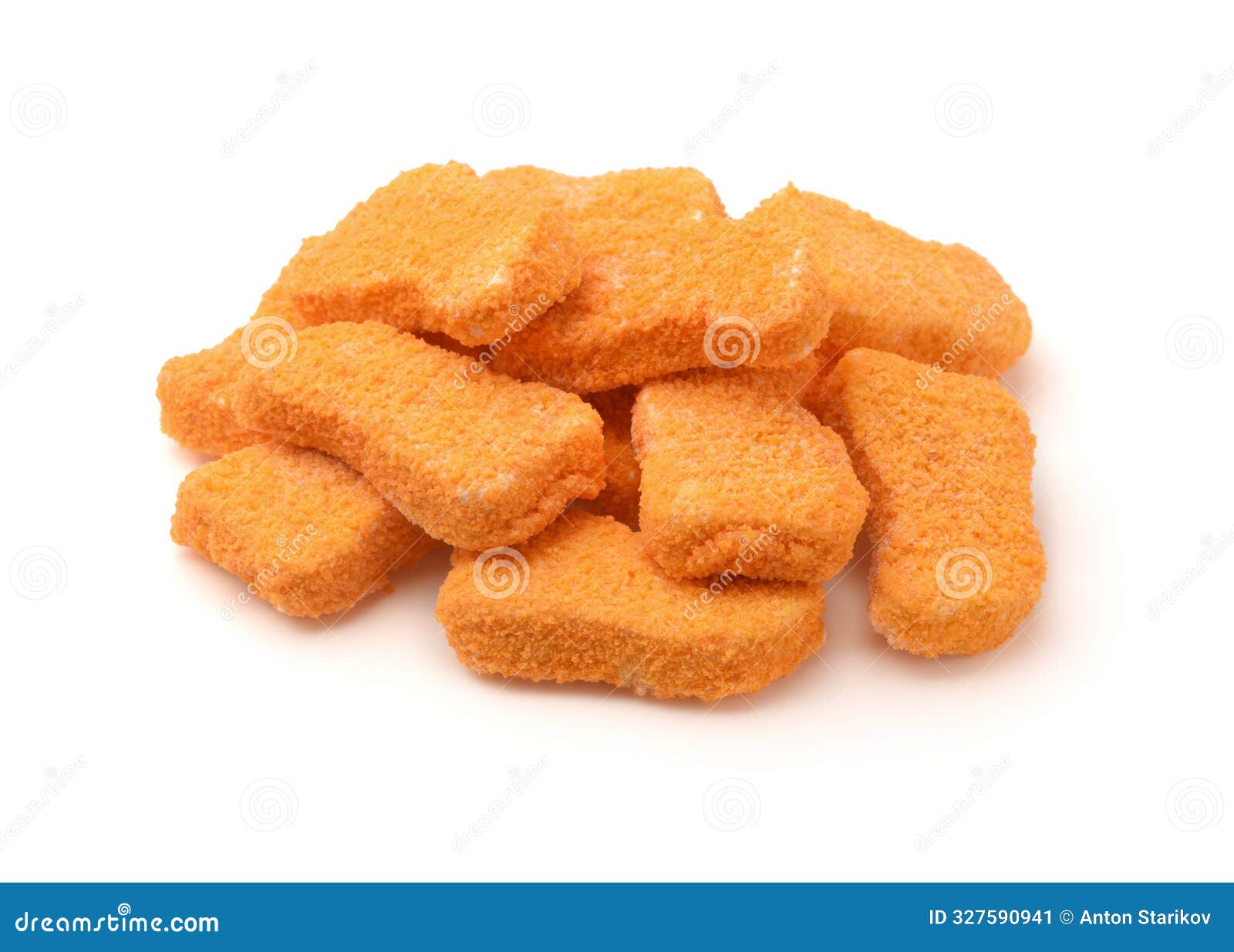 Heap of Frozen Breaded Fish Nuggets Stock Image - Image of group, tasty ...