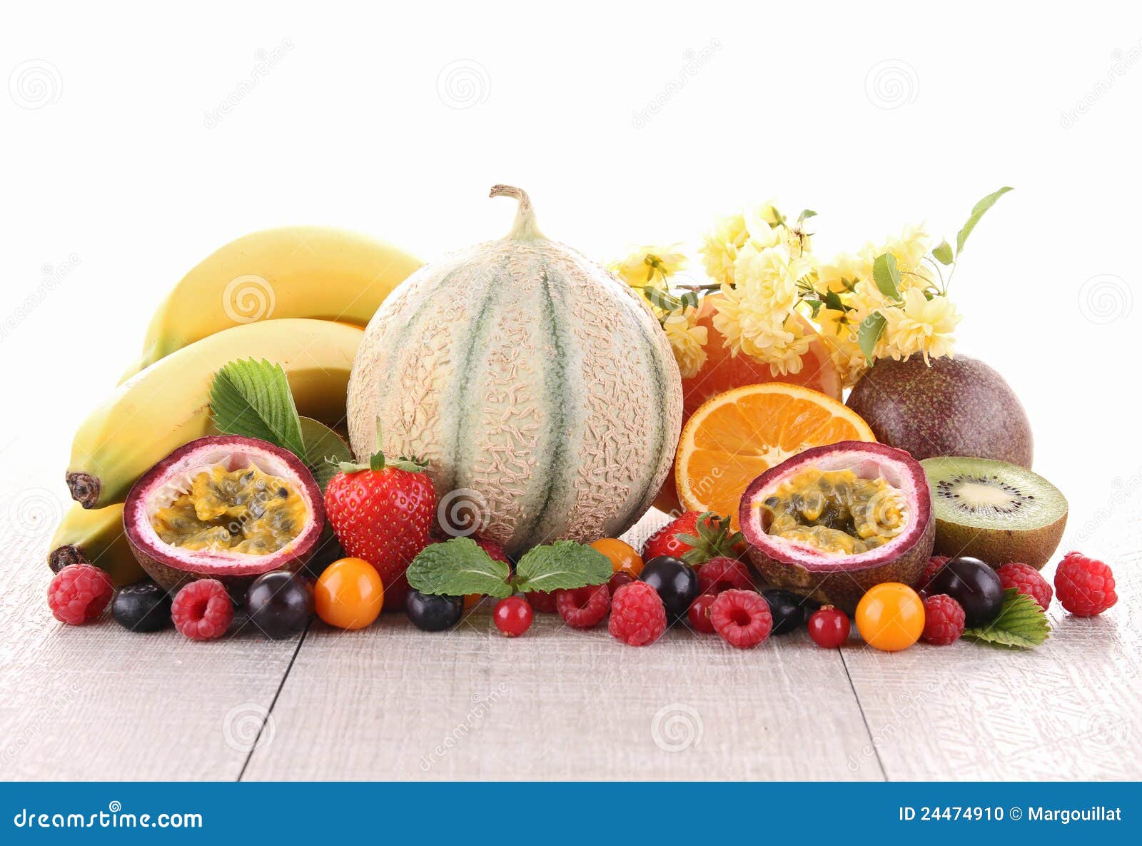 Heap of fruits stock photo. Image of strawberry, assortment - 24474910