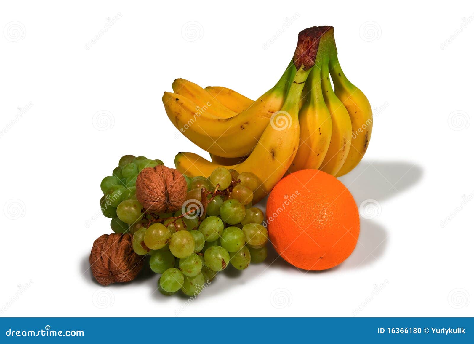 Heap of Fruits on a White Background Stock Photo - Image of ripe ...
