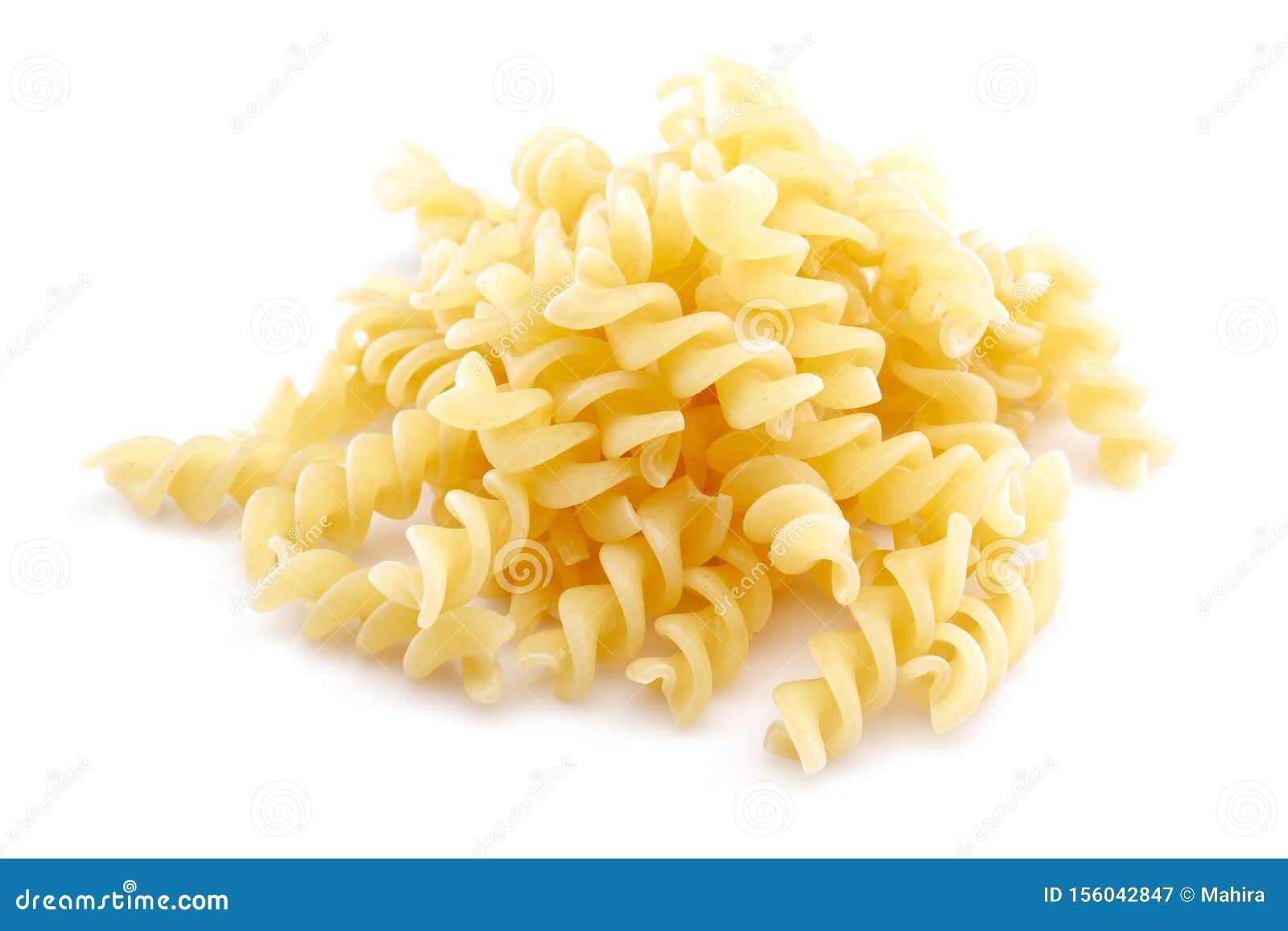 Pasta Fusilli With Fresh Garlic And Rocket Leaves, Spanish Chorizo ...