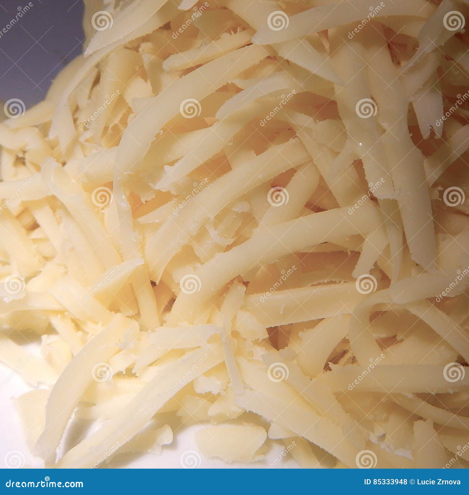 Heap of Grated Edammer Cheece Prepared for Cooking Stock Photo - Image ...