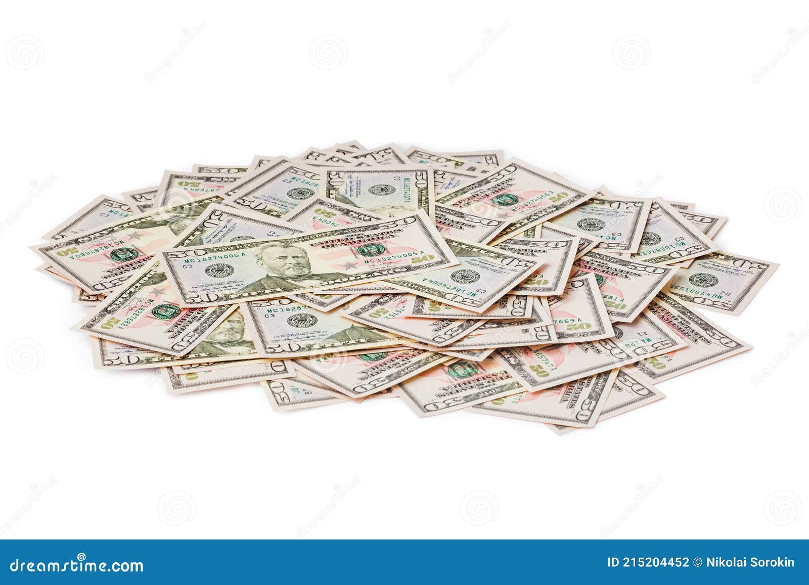 Heap of money stock photo. Image of commercial, notes - 215204452