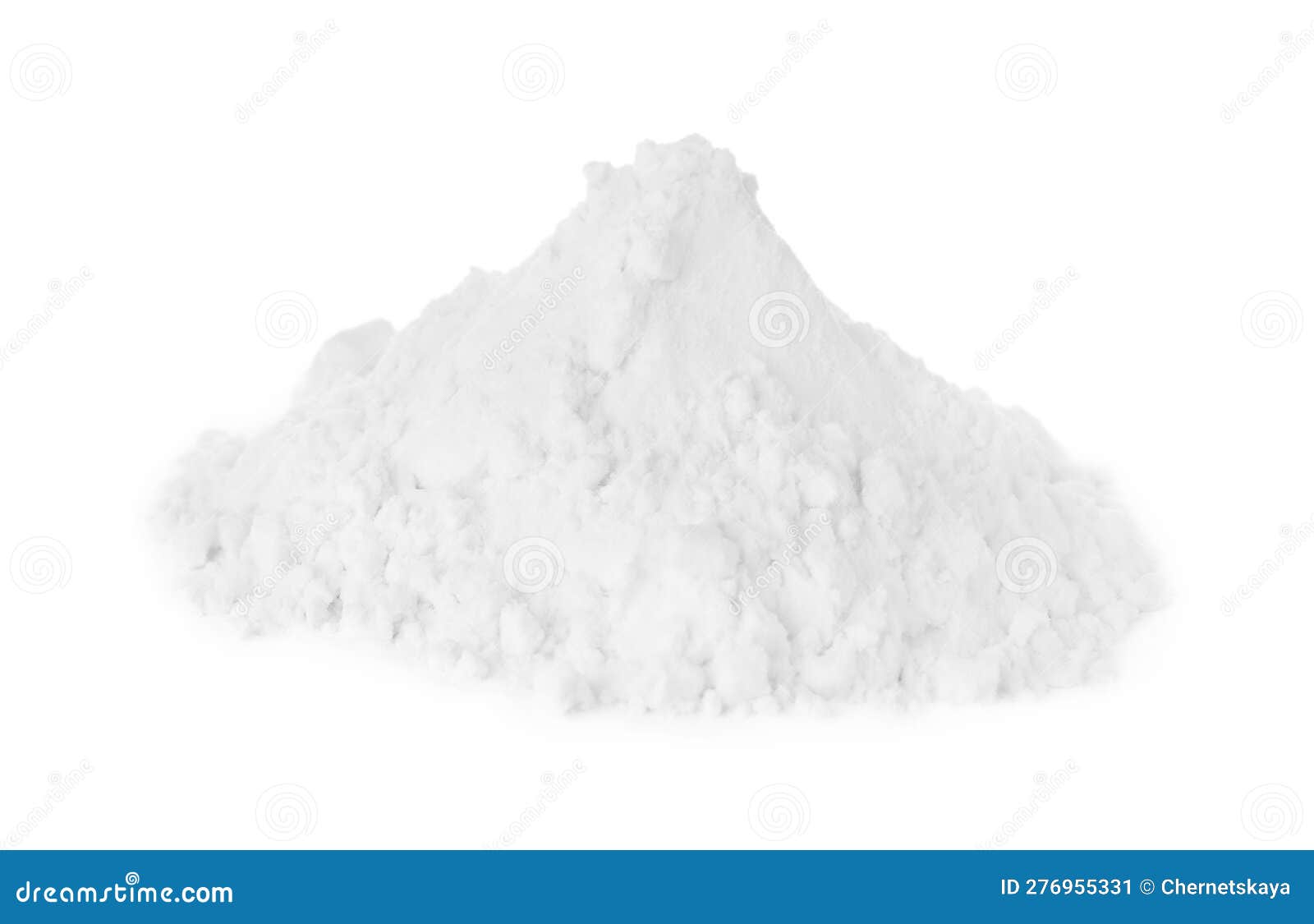 Heap of Natural Starch Isolated on White Stock Image - Image of natural ...