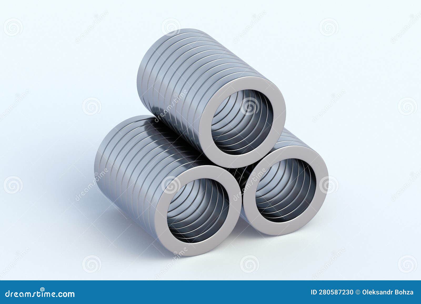 A Powerful Neodymium Magnet Suspended In Mid-air, Defying Gravity ...