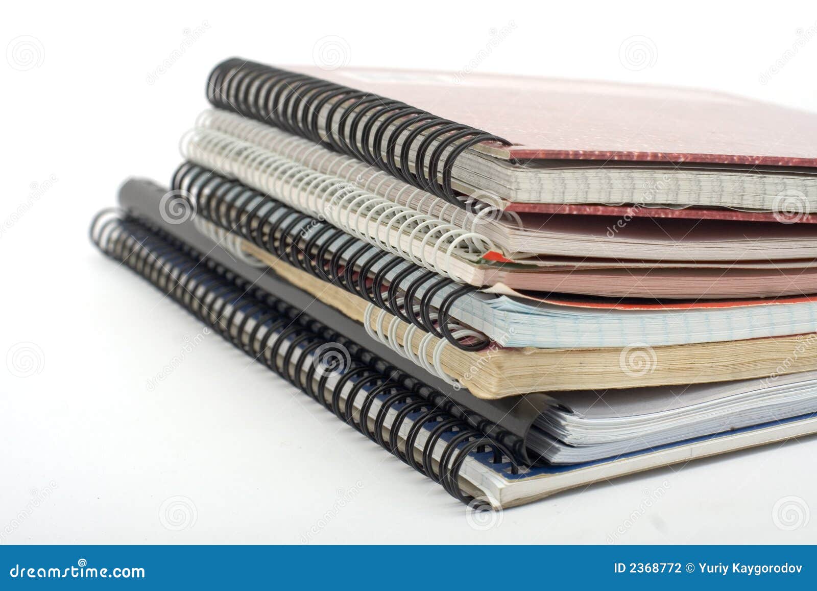 Heap of old copy-books stock photo. Image of ring, paper - 2368772