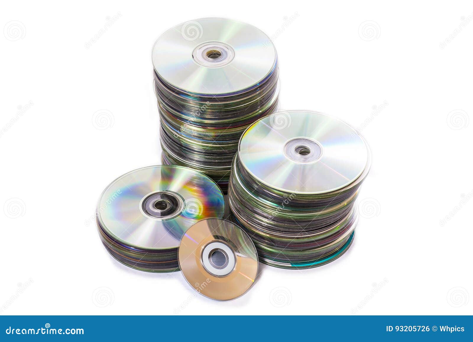 Heap of Old Used Cd and Mini Disks Stock Photo - Image of equipment ...