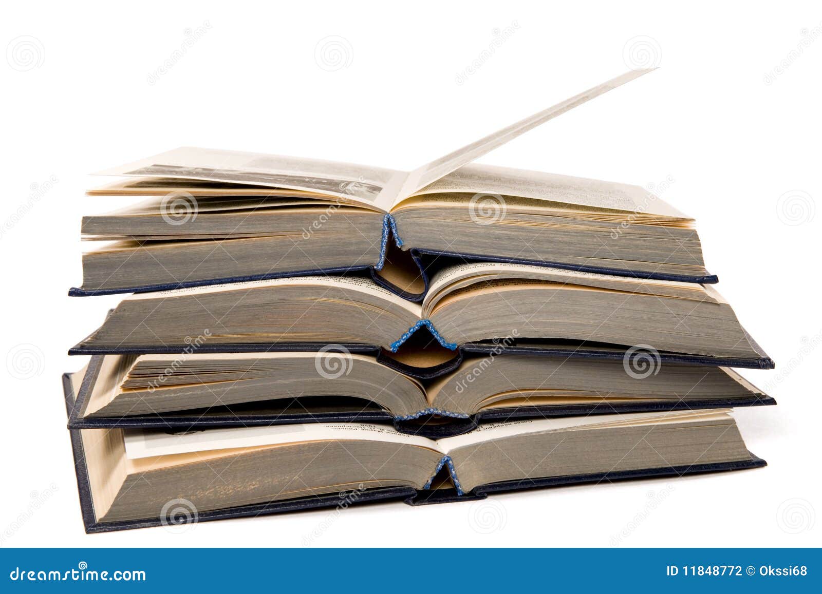 Heap of the opened books stock photo. Image of teaching - 11848772
