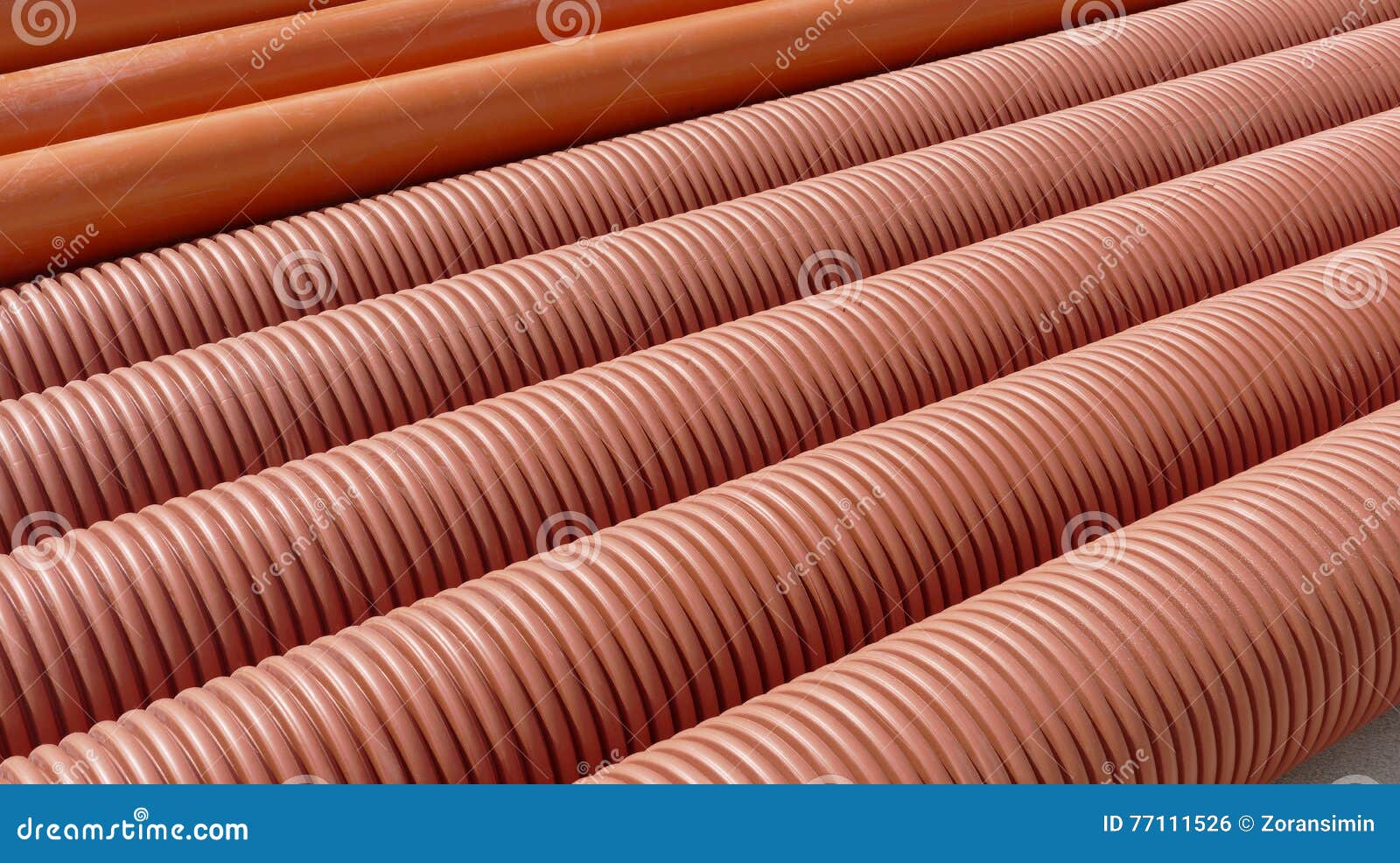 Heap of Plastic Ribbed Tubes Stock Photo - Image of industrial, flex ...