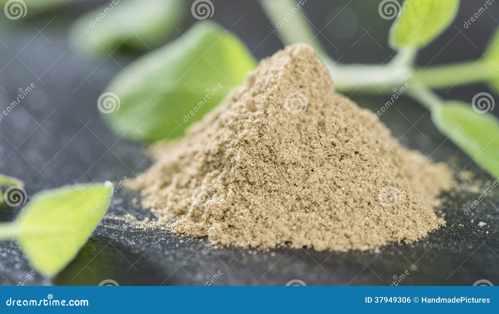 Heap of Powdered Sage stock photo. Image of leaf, herb - 37949306