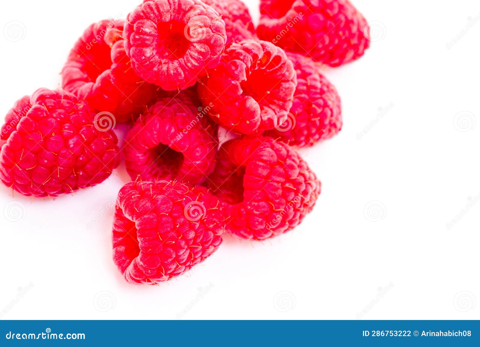 Heap of Raspberries stock photo. Image of food, healthy - 286753222
