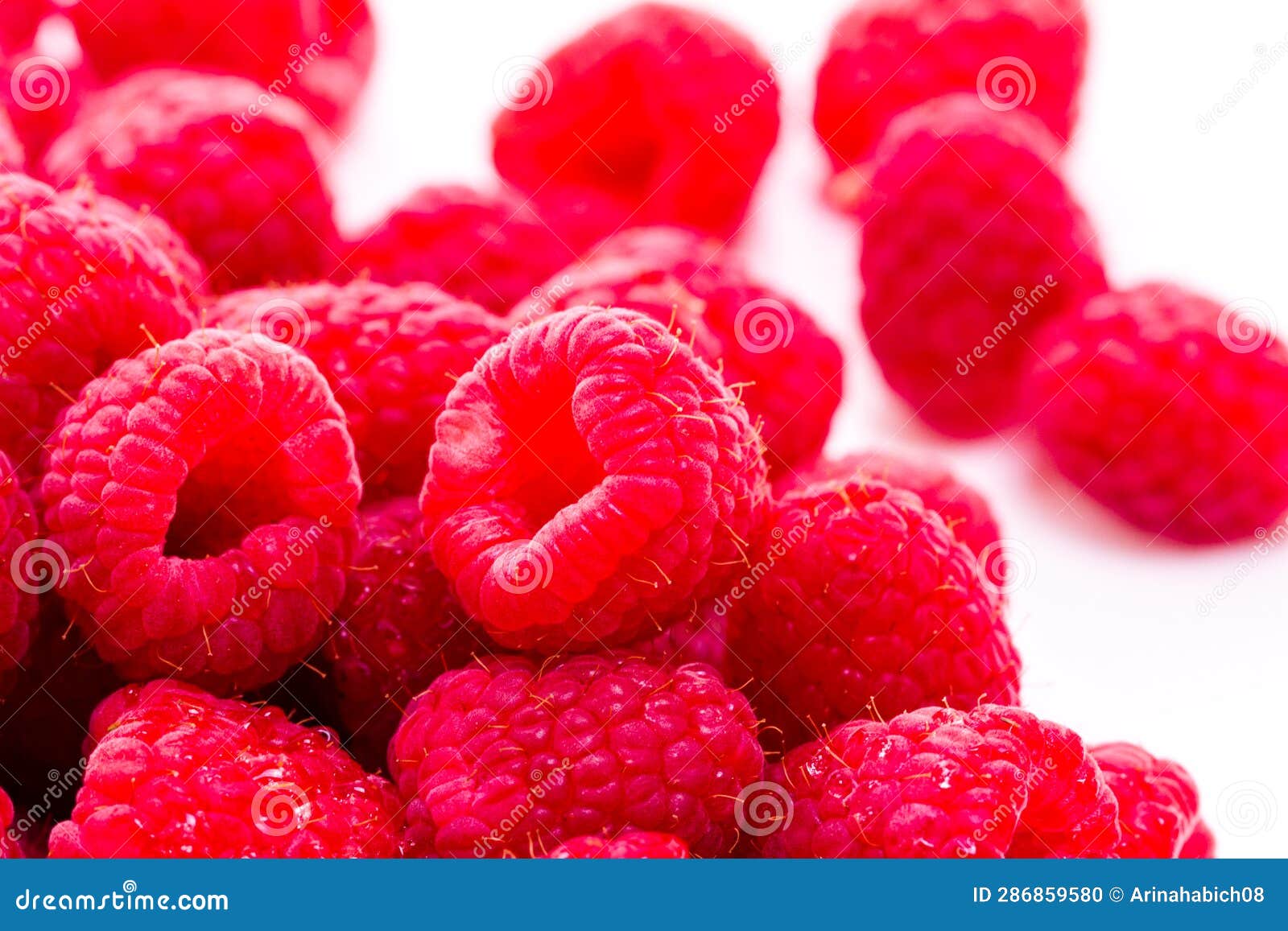 Heap of Raspberries stock photo. Image of food, raspberry - 286859580