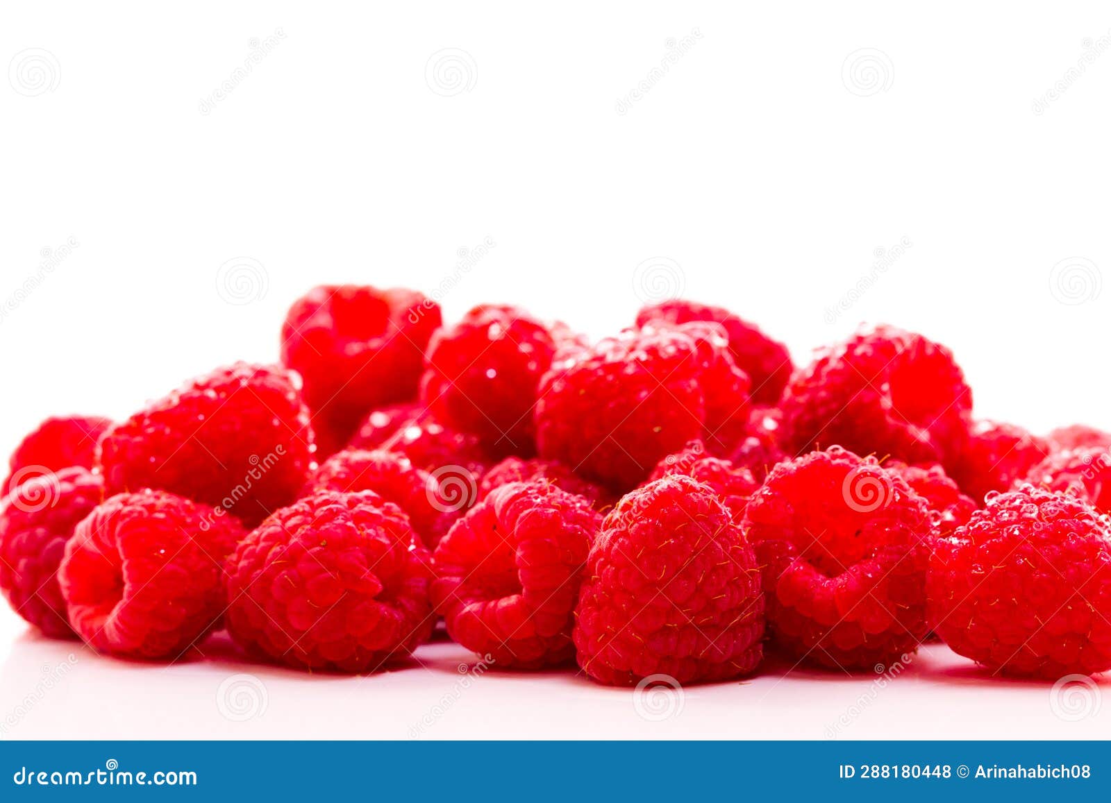 Heap of Raspberries stock photo. Image of food, plant - 288180448