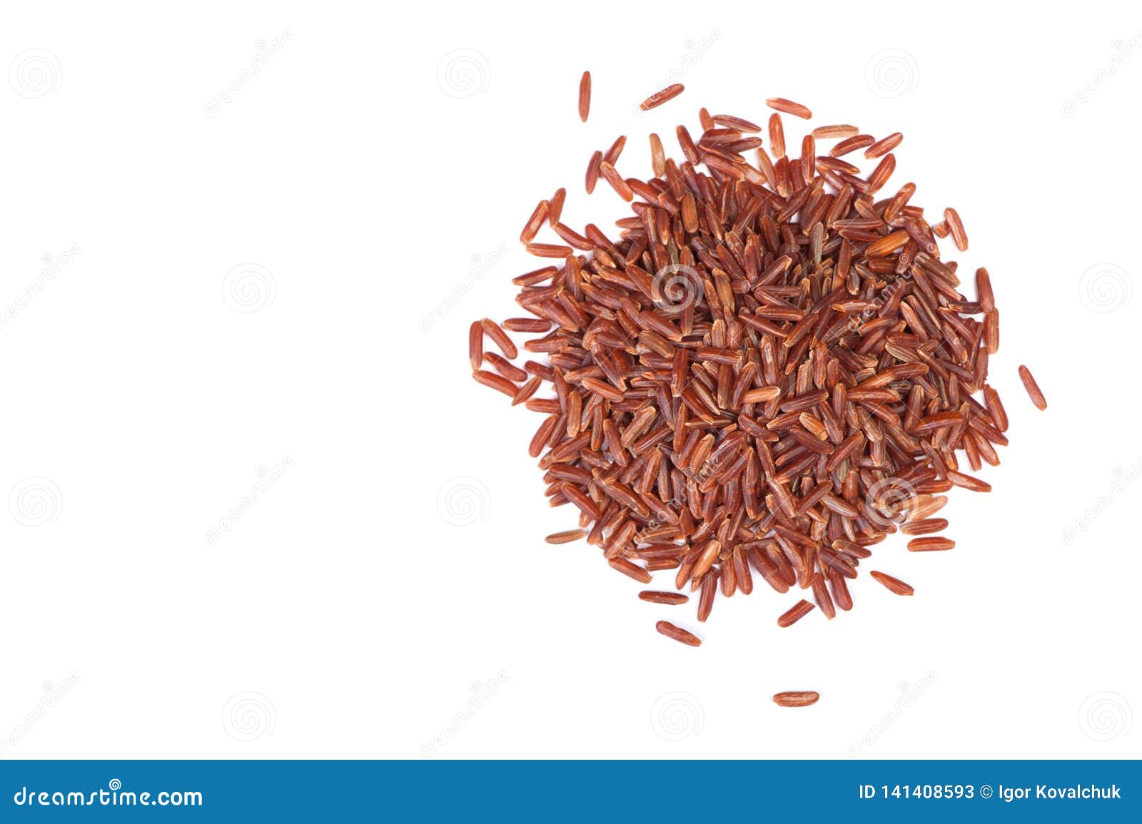 Heap of raw dry brown rice stock image. Image of brown - 141408593