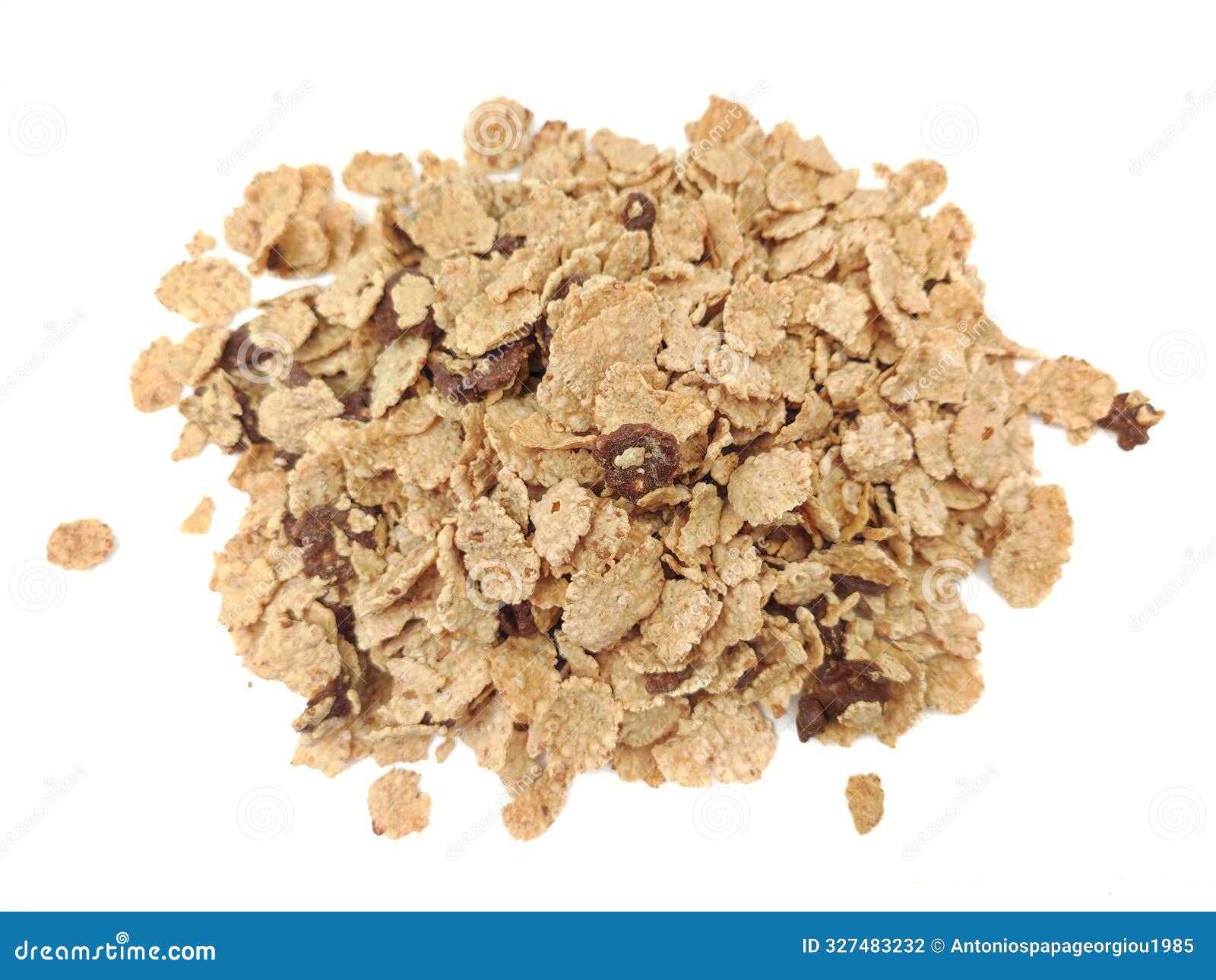 A Heap of Rice and Wheat Flakes with Dark Chocolate Bits. Stock Photo ...