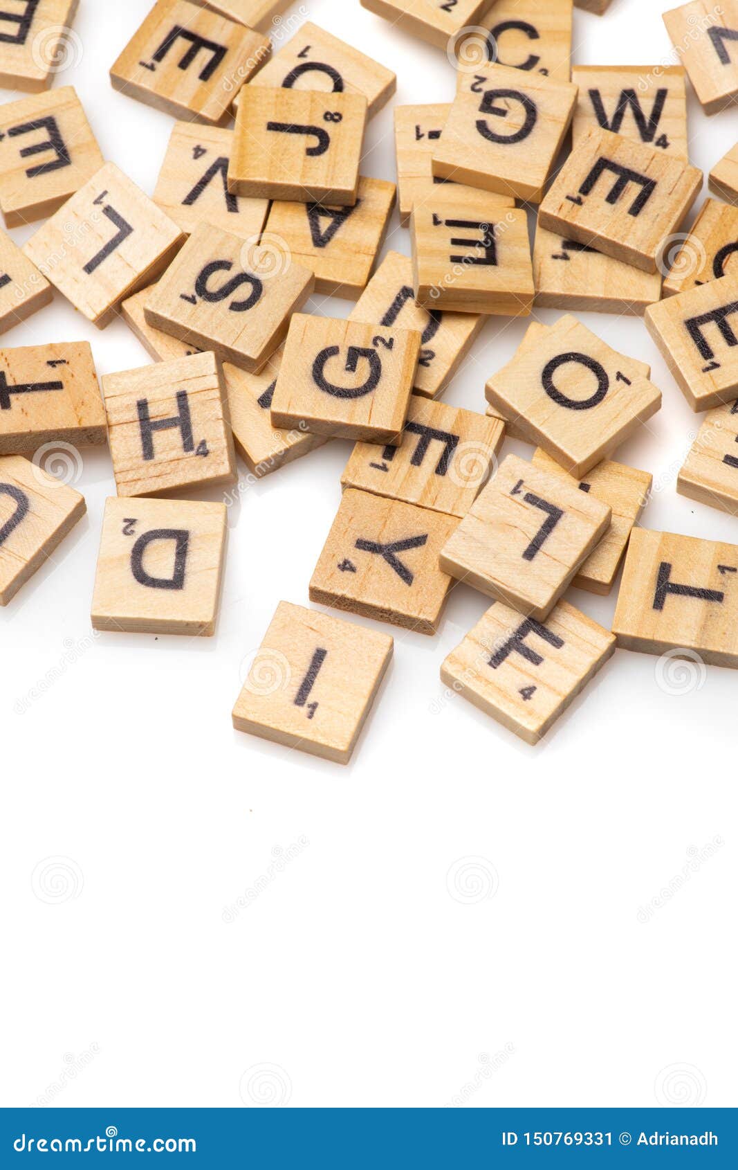 Heap of Scrabble Tile Letters from Above Editorial Photo - Image of ...