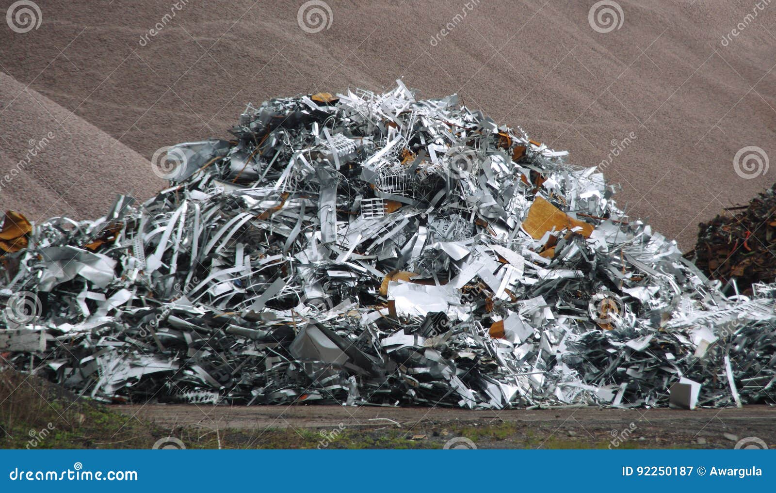 The heap of scrap stock image. Image of rubbish, forged - 92250187