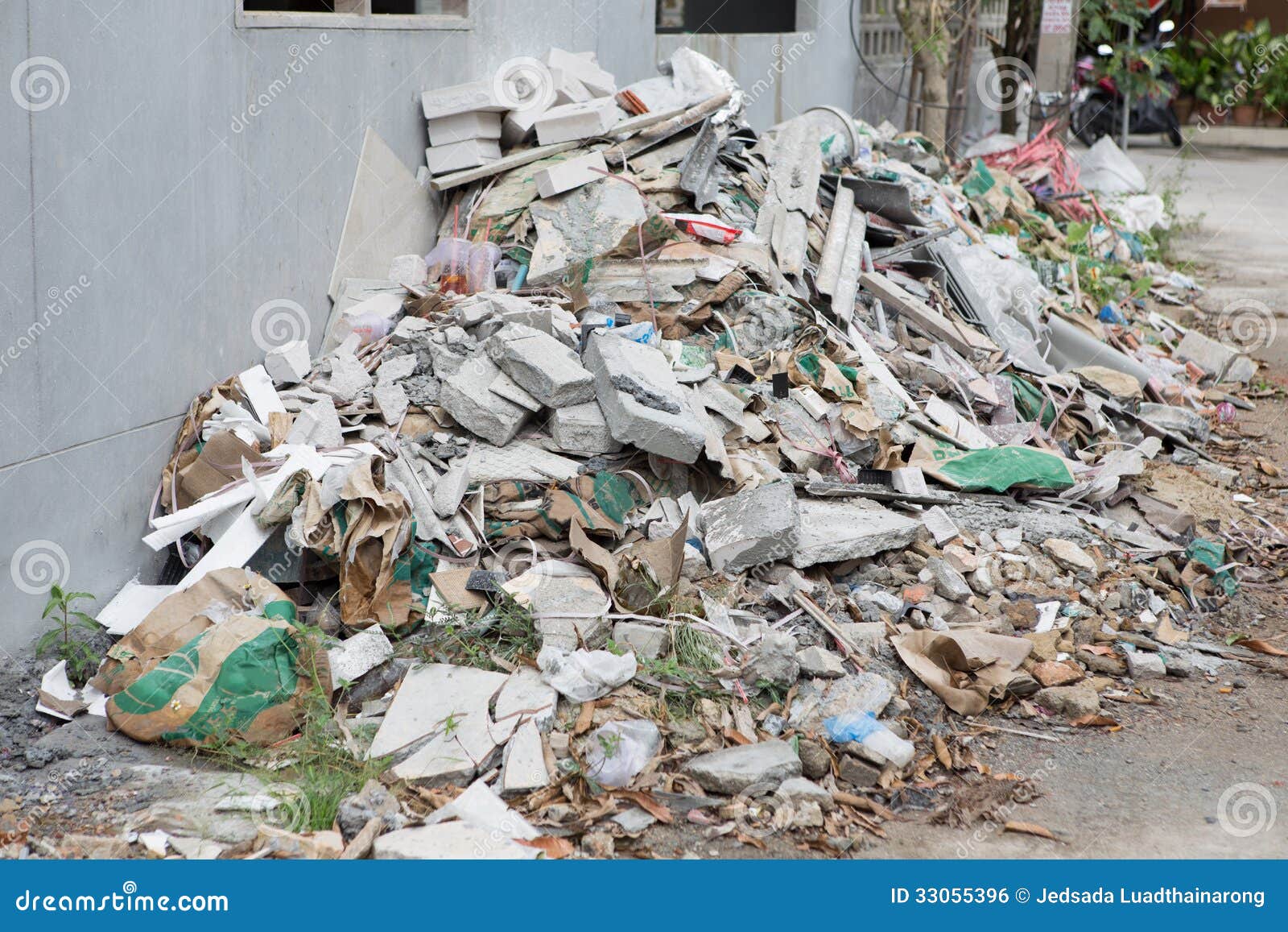 Heap of Scrap or Wasted from Home Building Stock Photo - Image of scrap ...