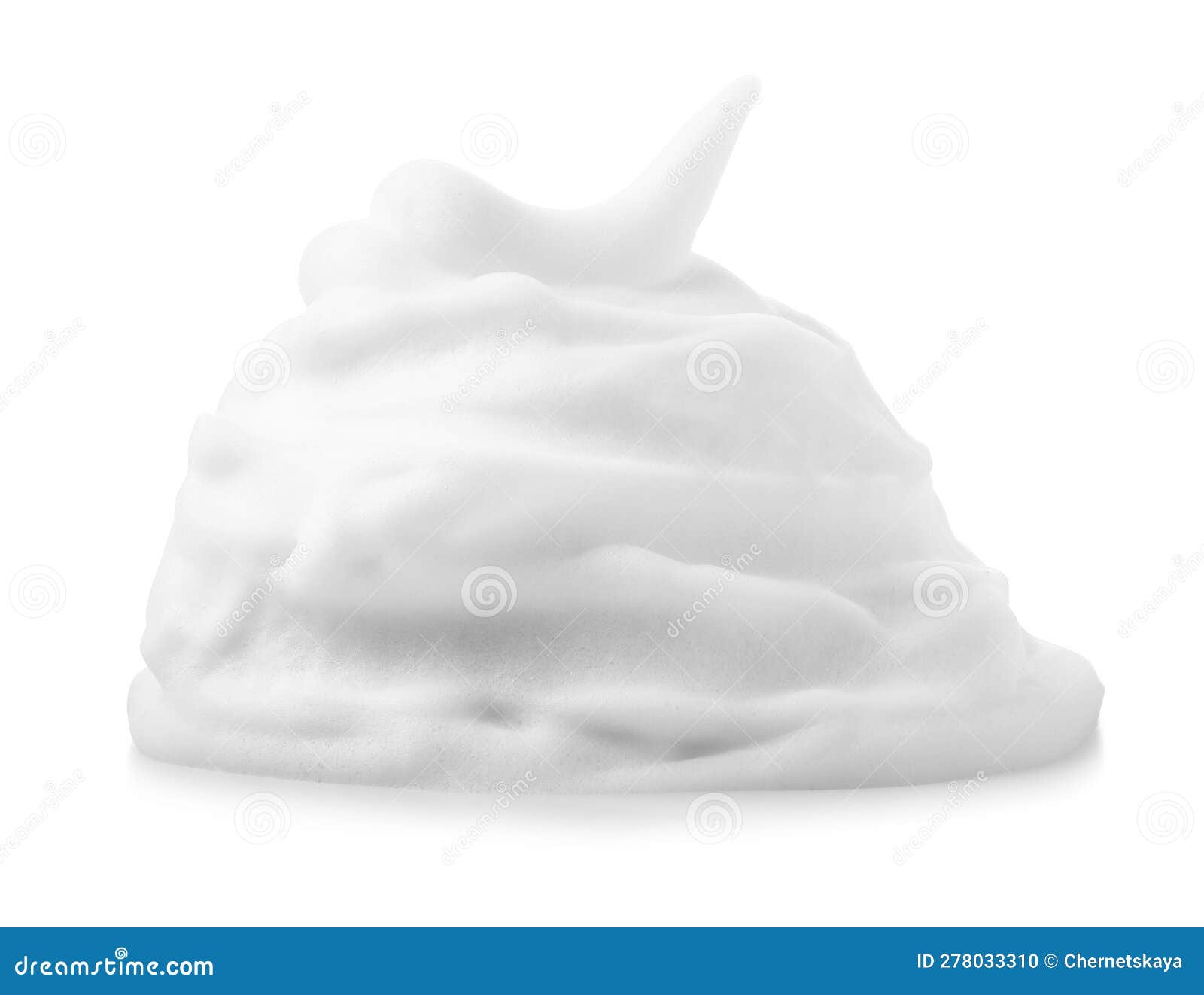 Heap of Shaving Foam Isolated on White Stock Photo - Image of smooth ...