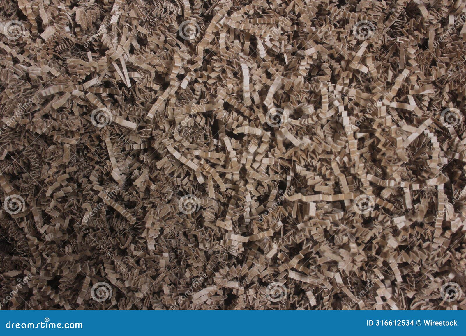 A Large Pile of Shredded Paper Stock Photo - Image of shred, discard ...