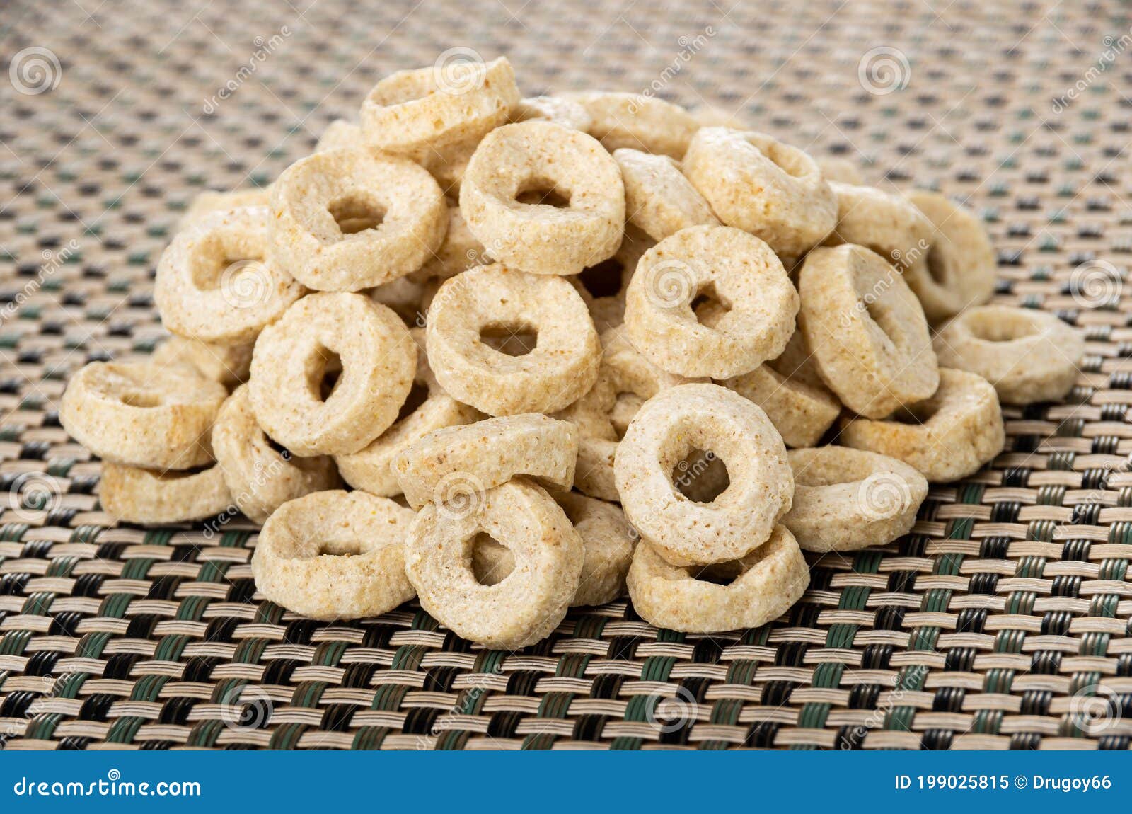 Heap of of Oat Rings on Mat Stock Image - Image of meal, rings: 199025815
