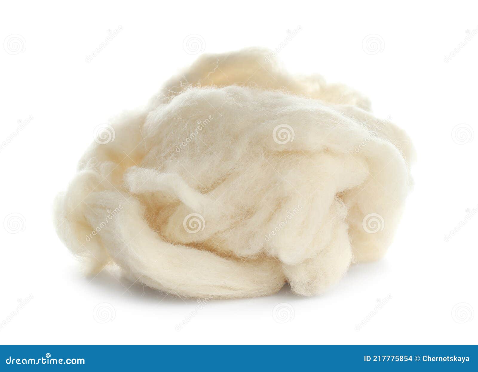 Heap of Soft Wool Isolated on White Stock Photo - Image of pile, craft ...