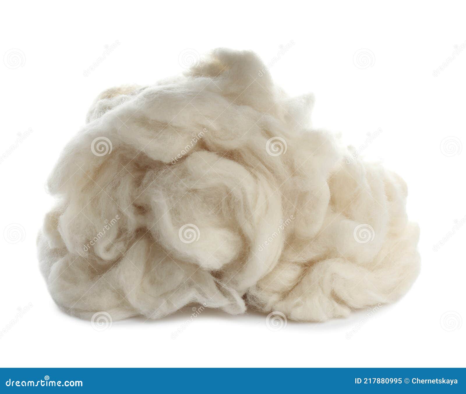 Heap of Soft Wool Isolated on White Stock Image - Image of handmade ...