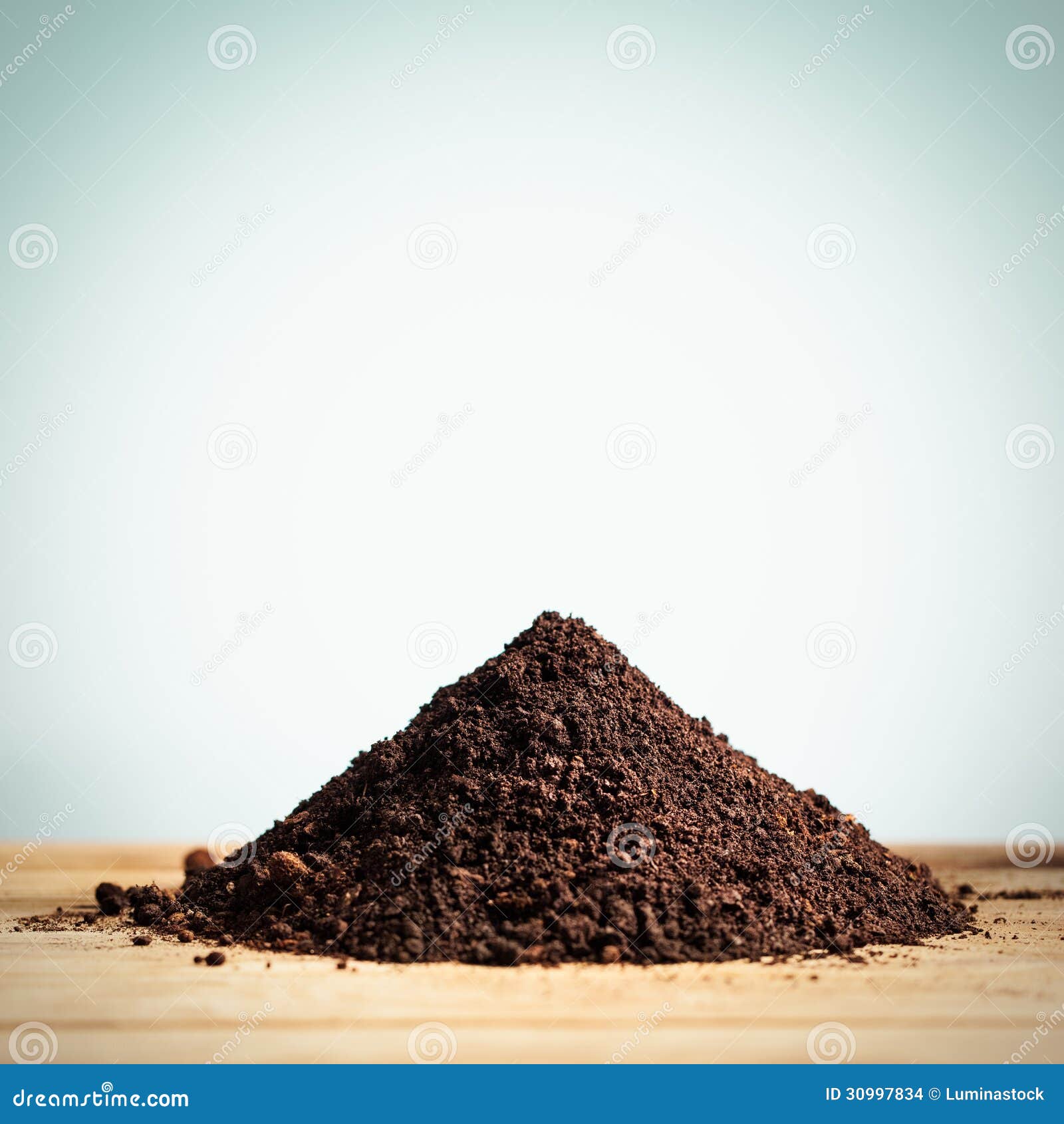 Heap of Soil stock photo. Image of heap, selective, wood - 30997834