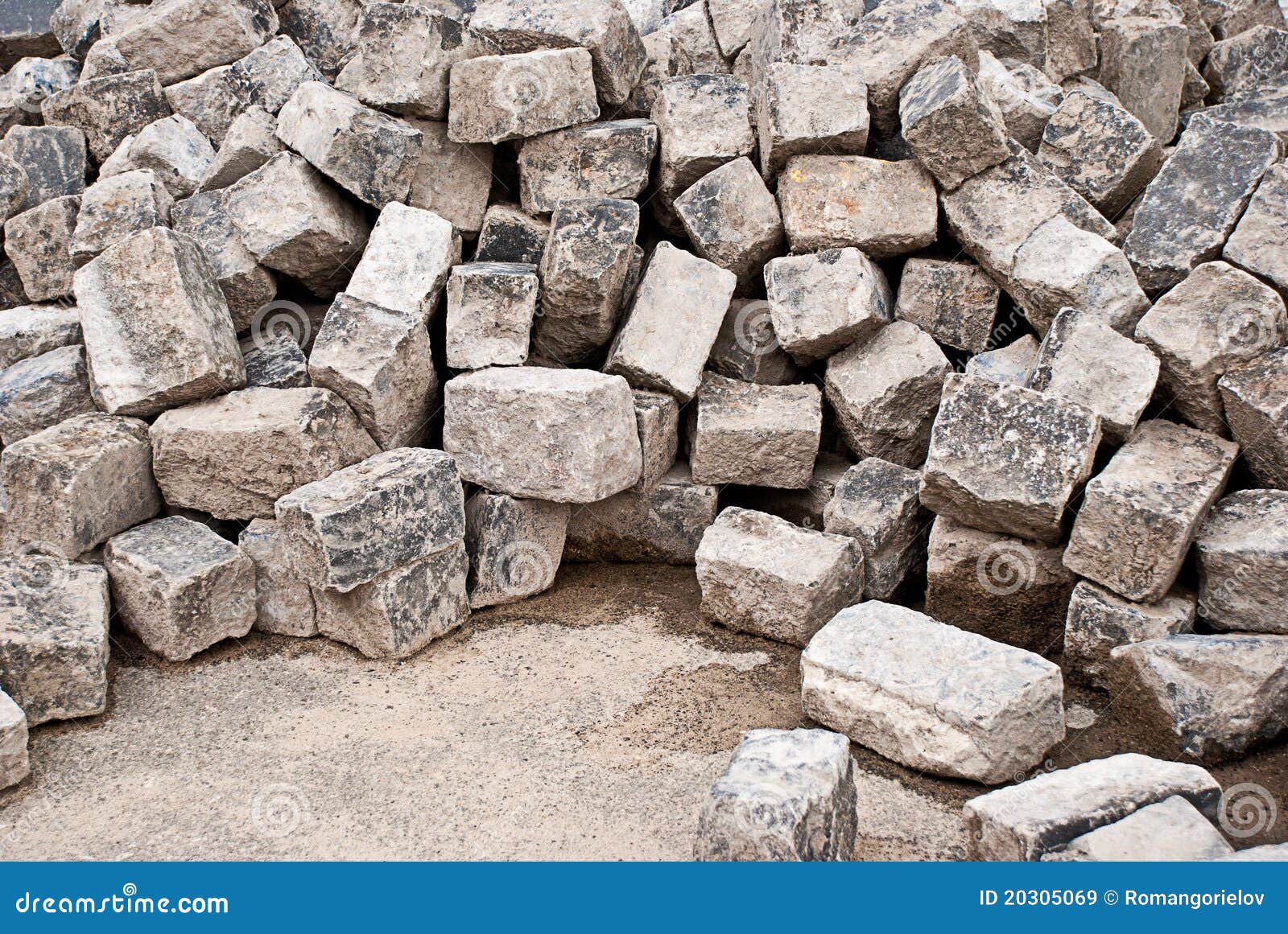 Heap of stones stock image. Image of rock, bricks, full - 20305069