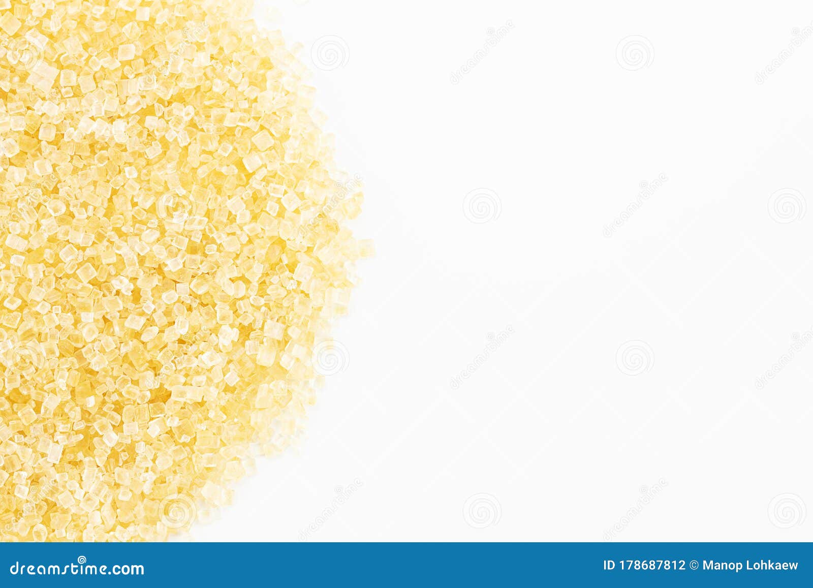 Heap of Sugar on White Background Stock Photo - Image of cuisine ...