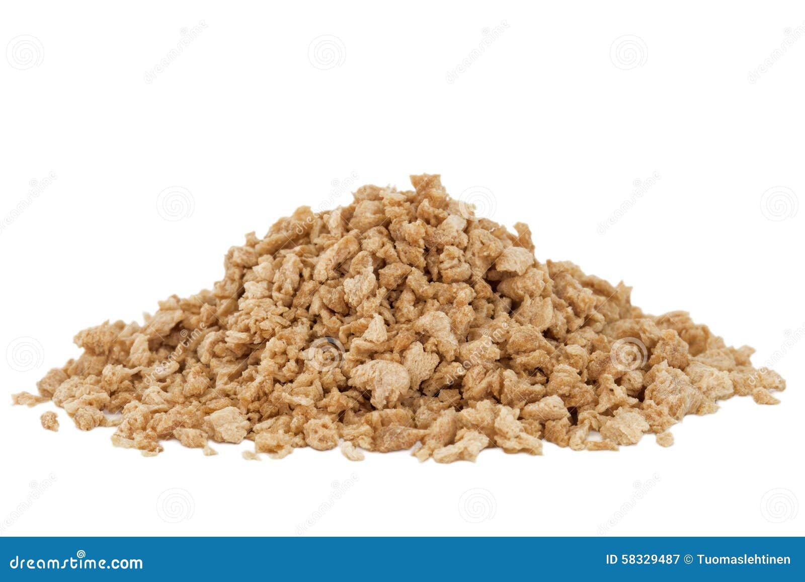 Heap of Textured Soy Protein Granules Stock Image - Image of isolated ...