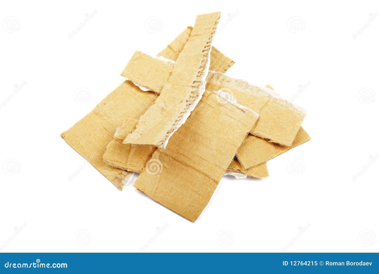 Torned Corrugated Box Revealing Question Mark. Stock Photography ...