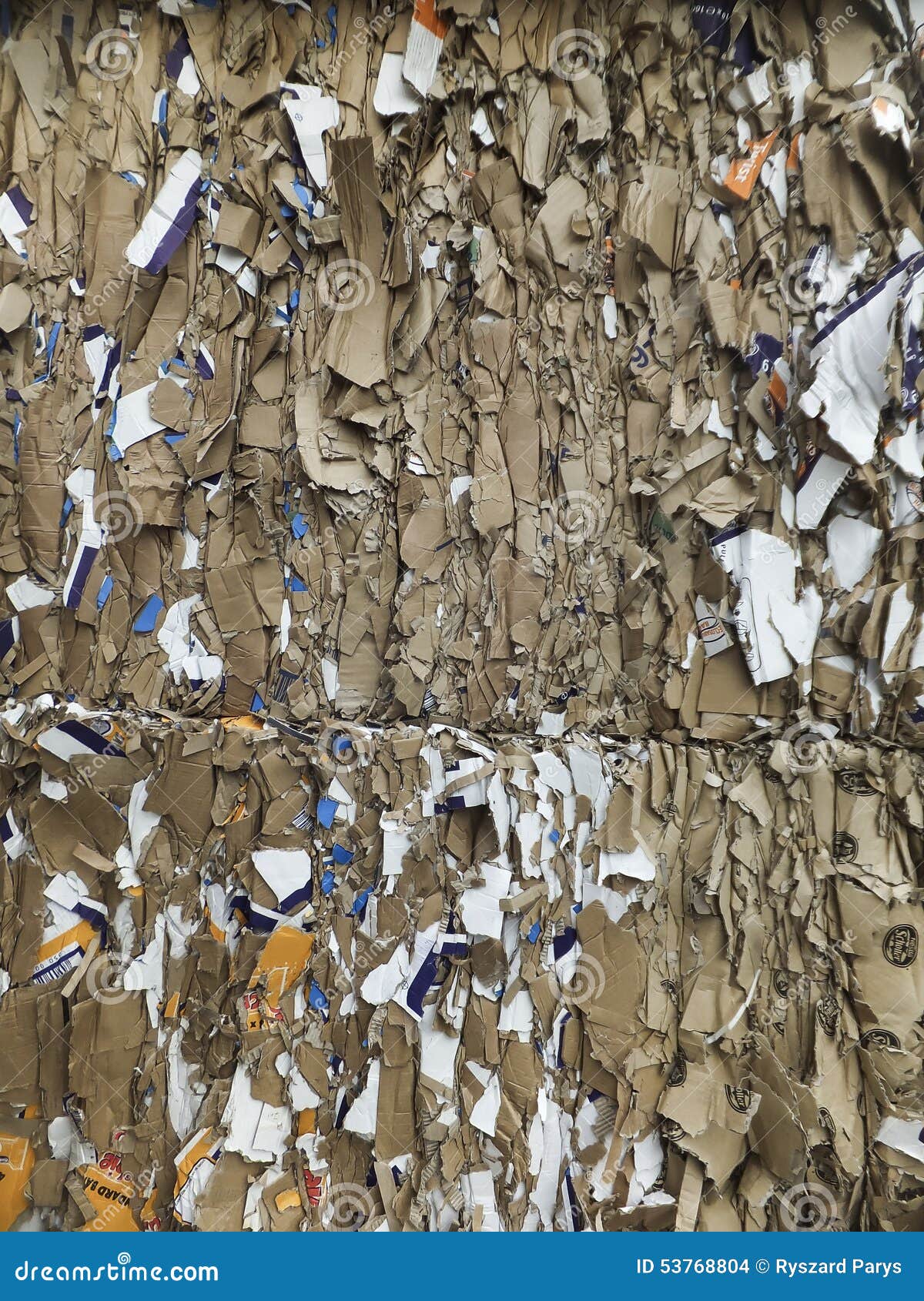 Heap of waste paper stock photo. Image of material, packaging - 53768804