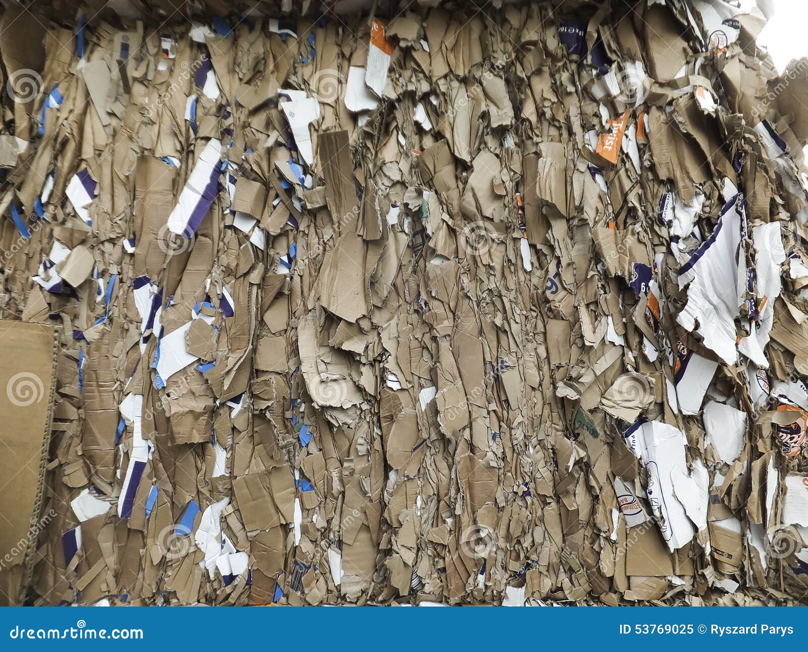 Heap of waste paper stock image. Image of layers, paper - 53769025