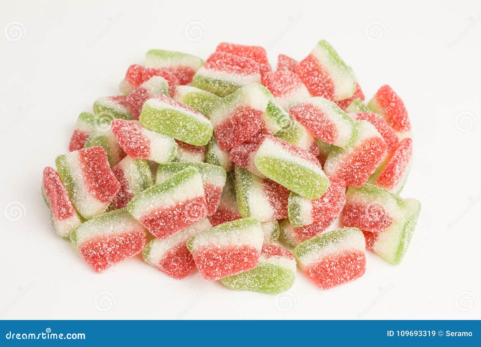 Gummy candy watermelon stock image. Image of confection - 109693319