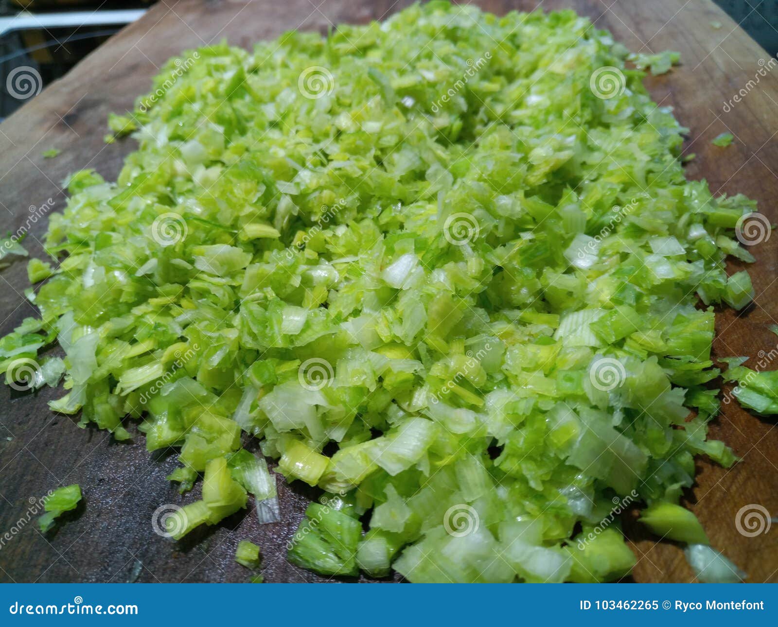 Chopped Crispy Spring Onion Stock Image - Image of chopping, onion ...
