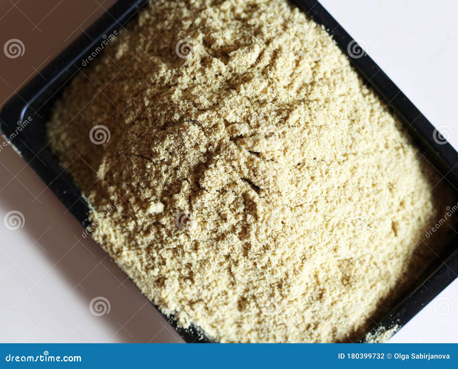 Heap of Yellow Fine Mustard Powder Spice Stock Photo - Image of ...