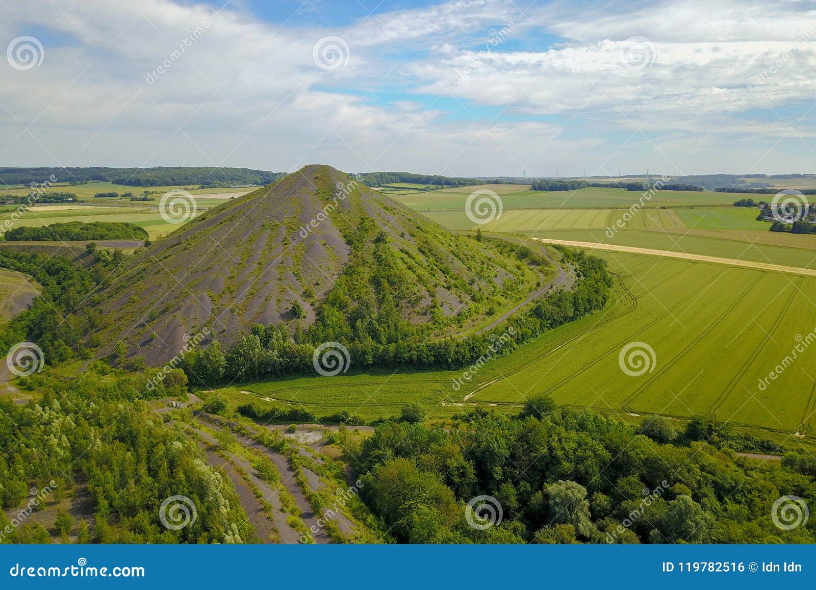 Heaps in the Mining Basin of the North Stock Photo - Image of view ...