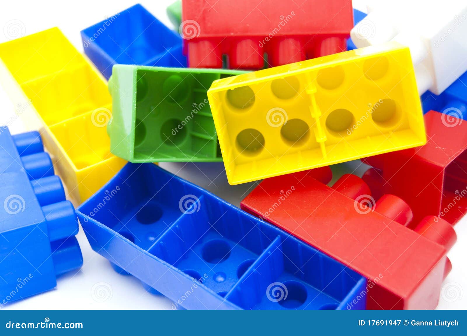 Heaps of plastic blocks stock image. Image of heap, brick - 17691947