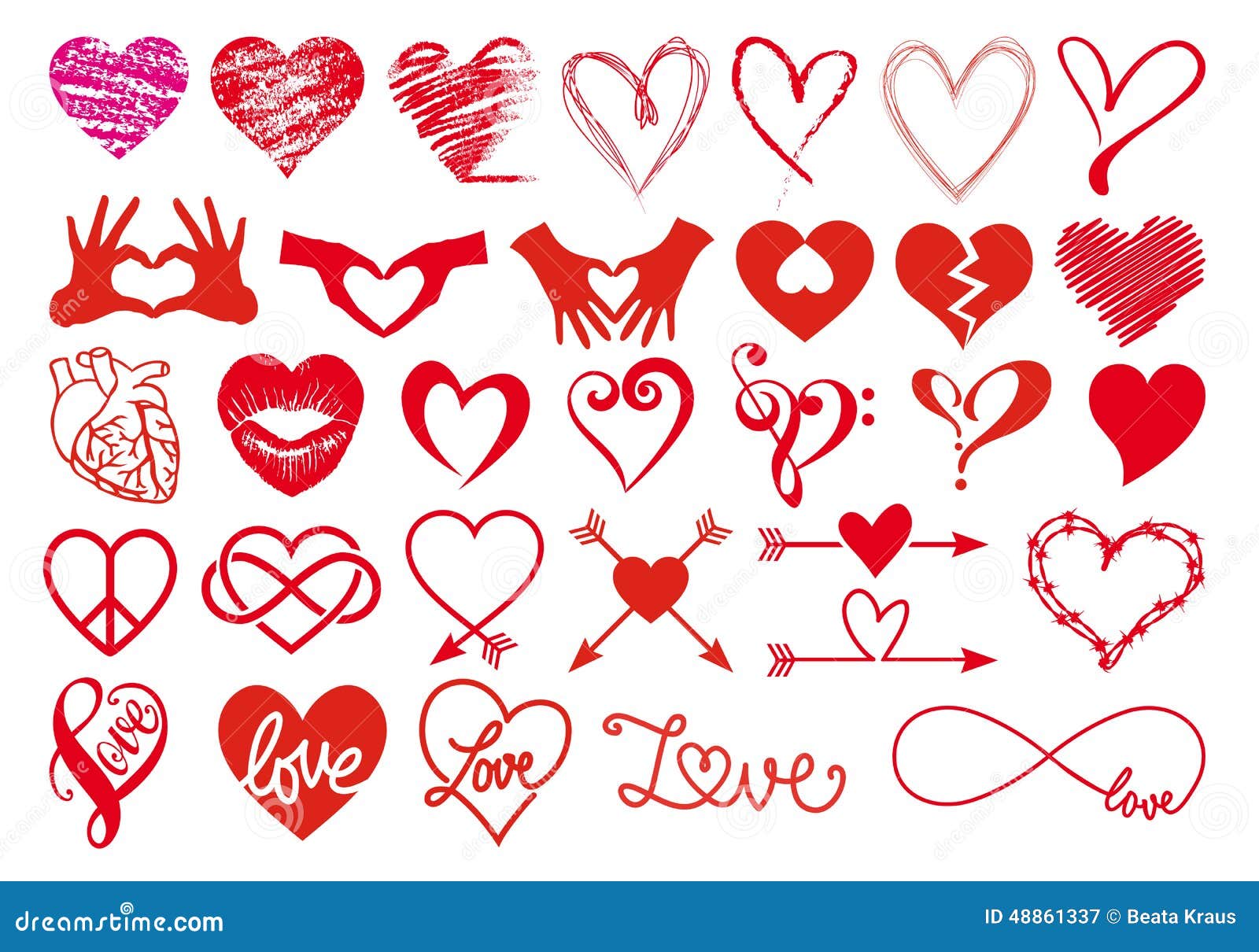 Simple Hearts Designs