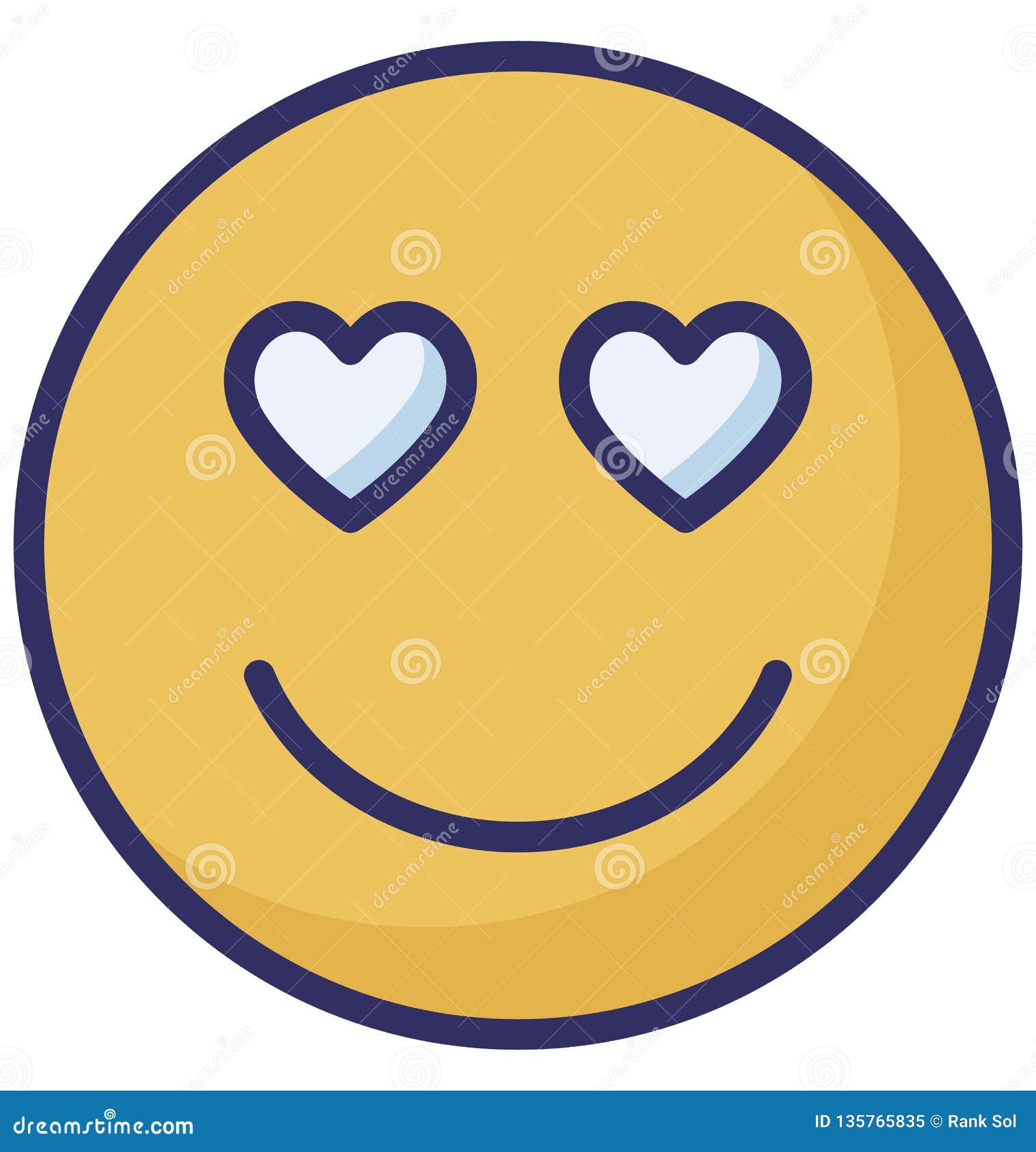 Hear Eye, Adoring Vector Isolated Icon Which Can Easily Modify or Edit ...