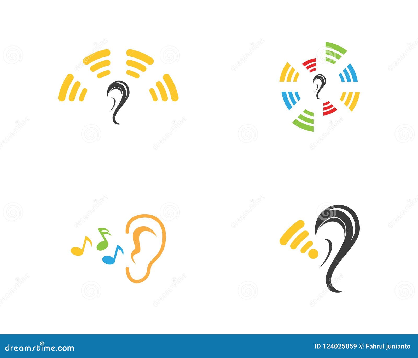 Hear Icon Logo Design Vector Illustration Stock Vector - Illustration ...