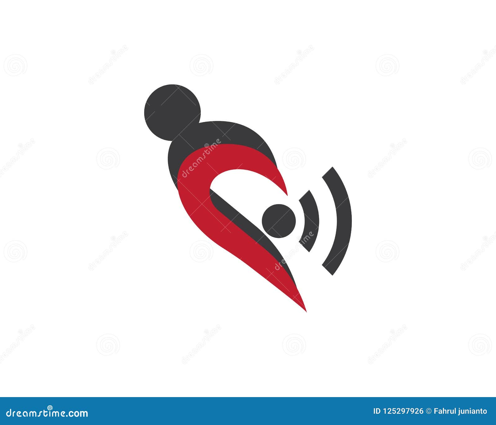 Hear Logo Design Vector Template Stock Vector - Illustration of auricle ...