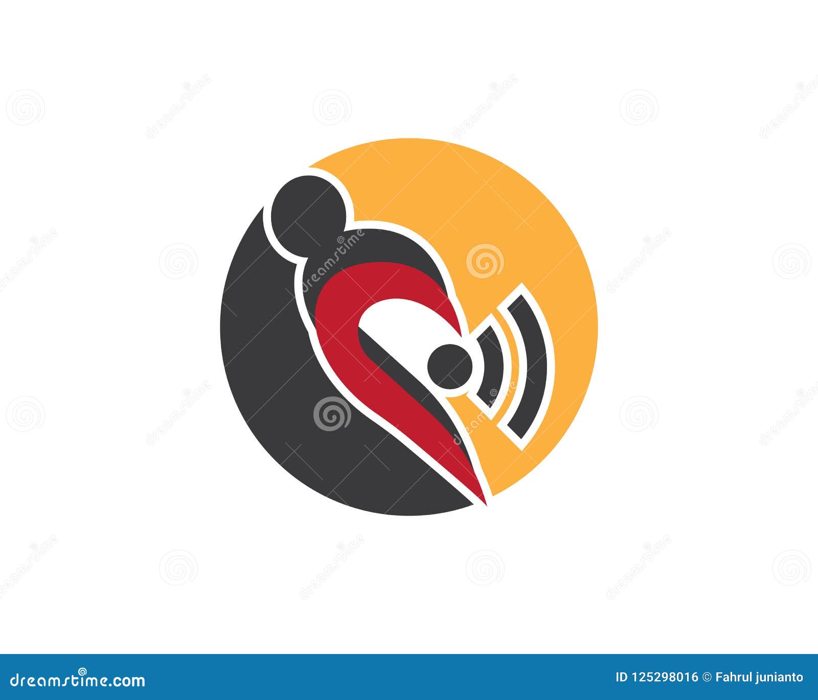 Hear Logo Design Vector Template Stock Vector - Illustration of ...