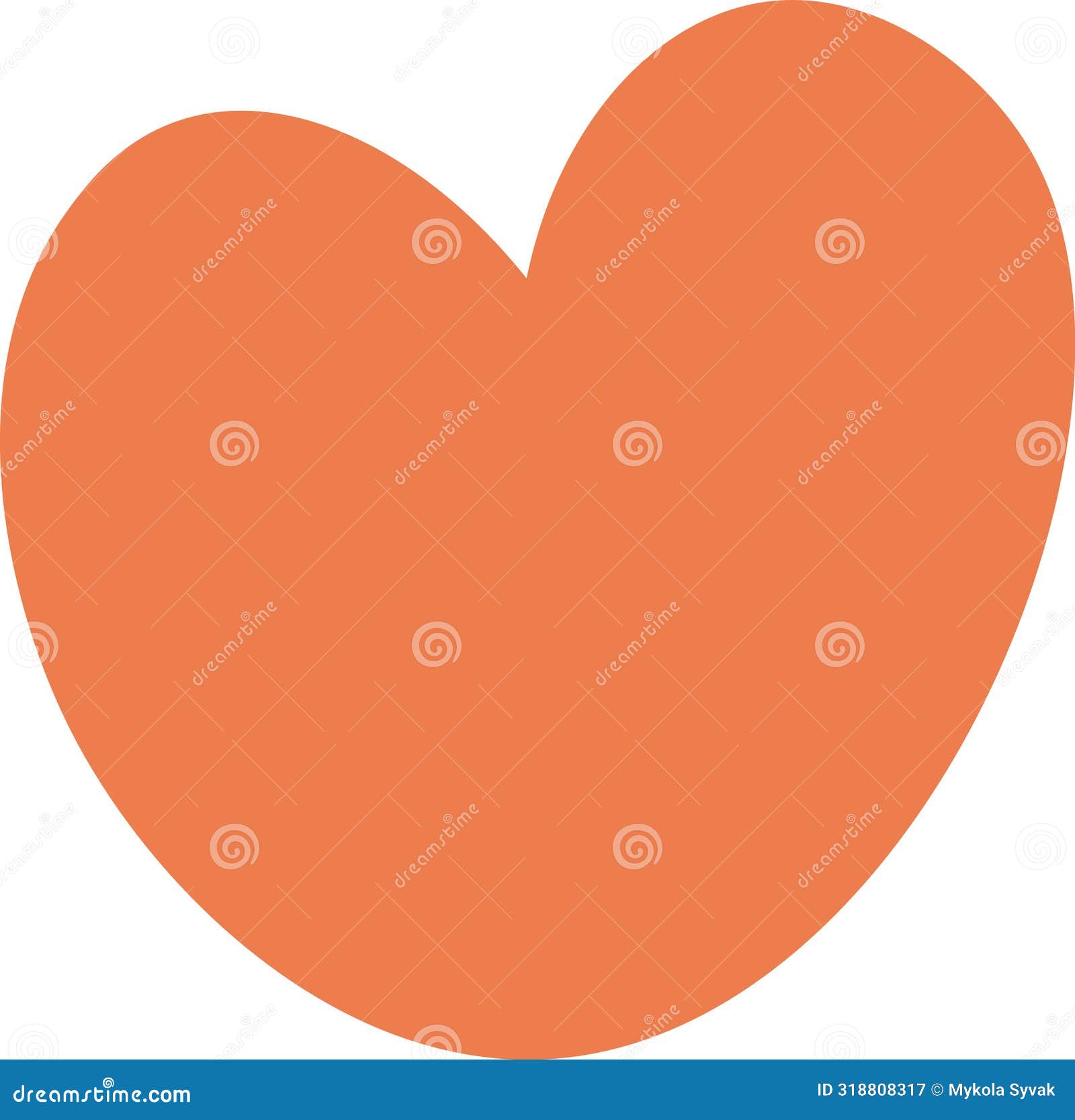 Hear Shape Silhouette stock vector. Illustration of shape - 318808317