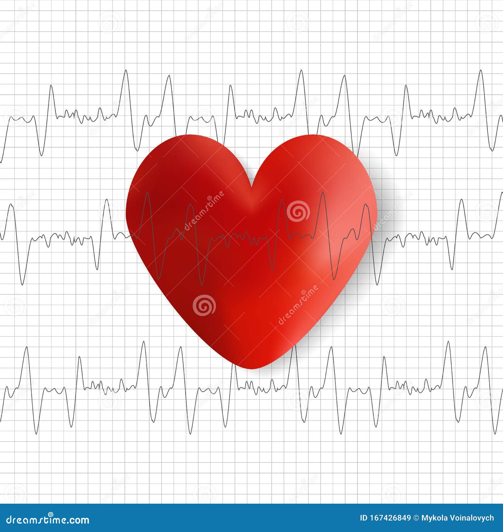 Heard Love Symbol Vector Icon Abstract Background Stock Vector ...