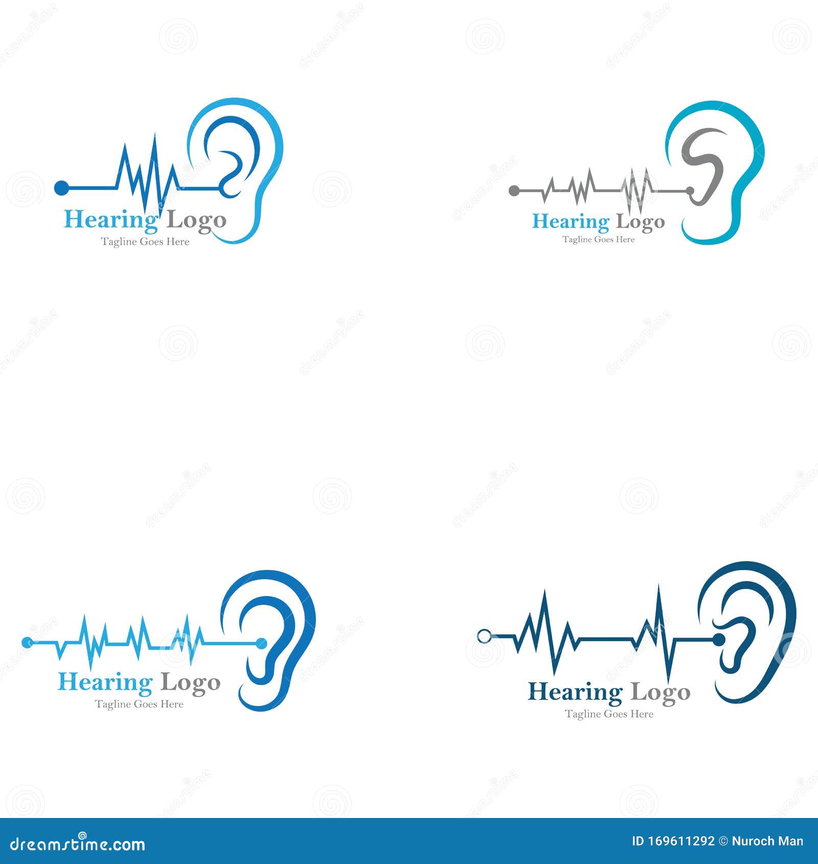 Hearing Logo and Symbol Template Vector Icon. Stock Vector ...