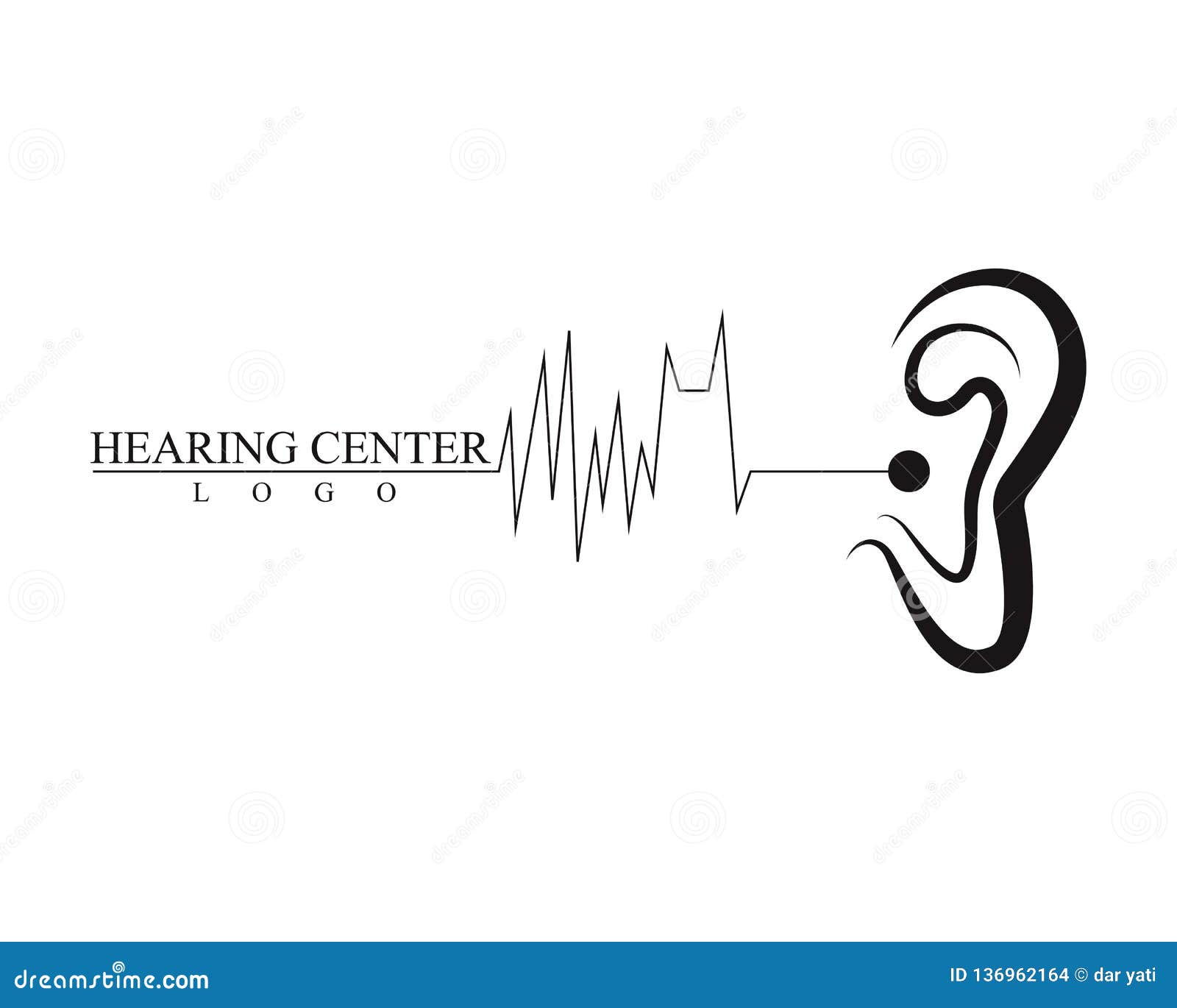 Hearing Logo Template Vector Icon Stock Illustration - Illustration of ...