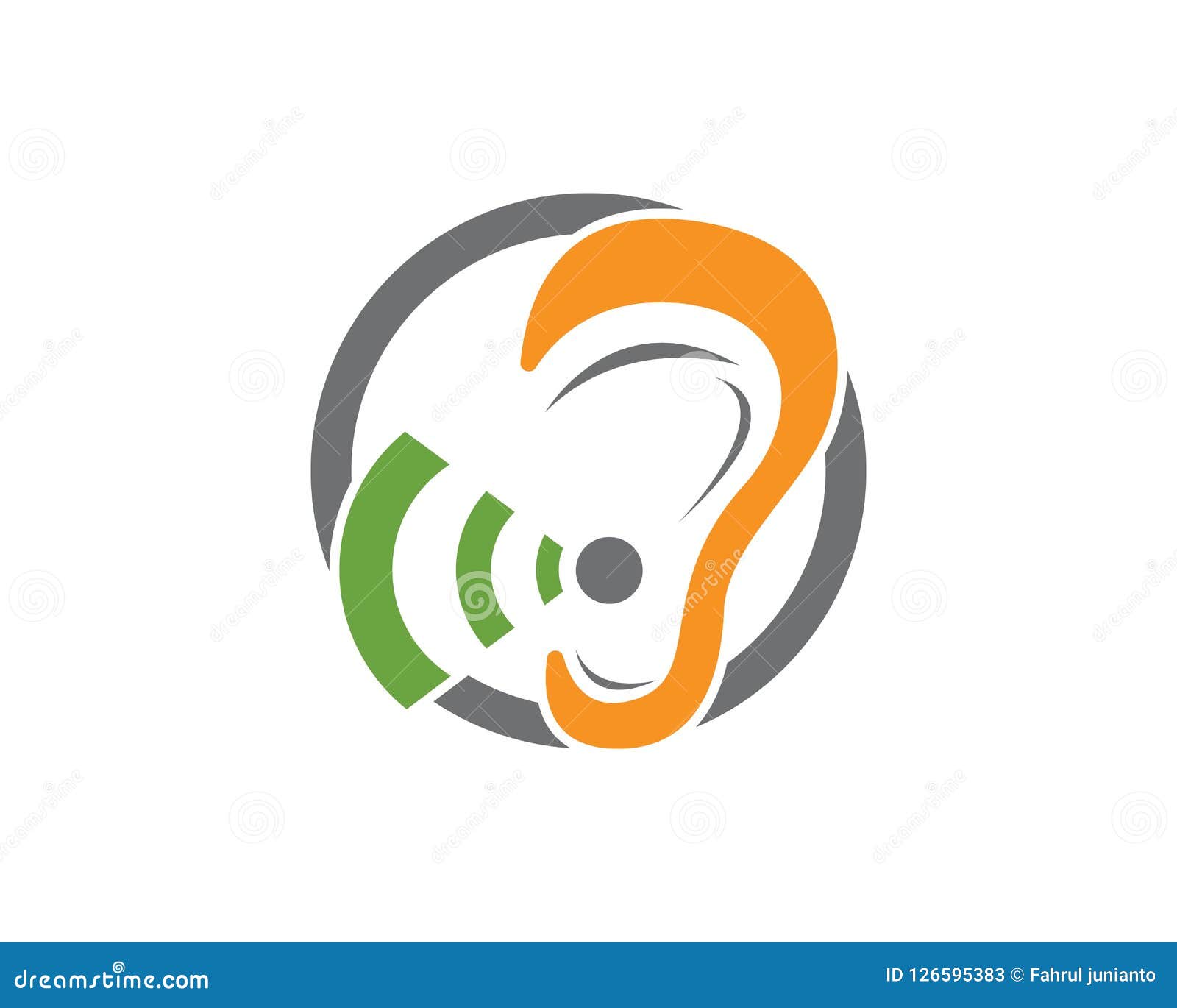 Hearing Logo Template Vector Icon Design Stock Vector - Illustration of ...