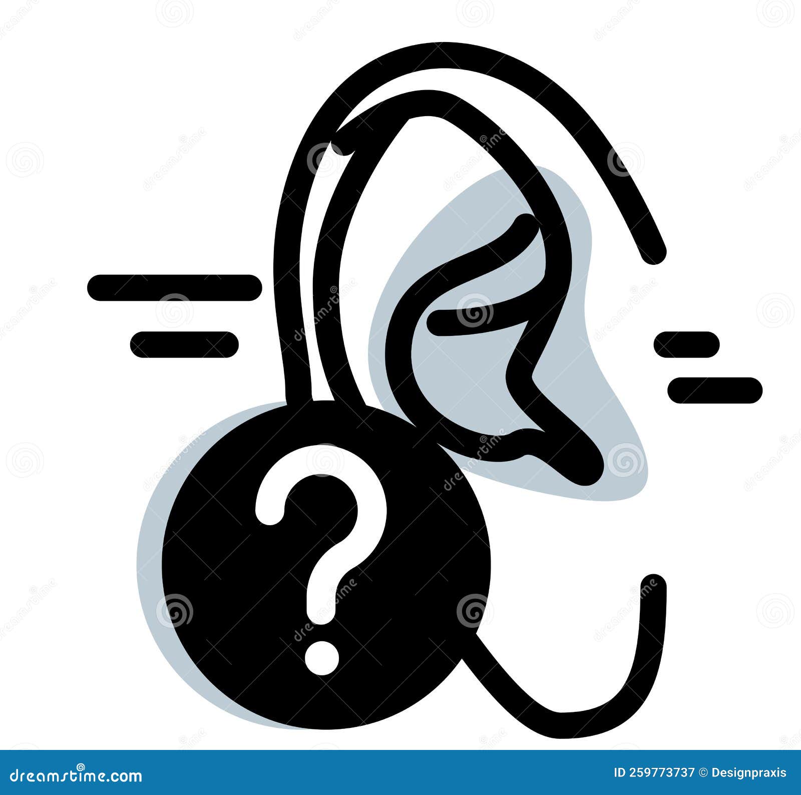 Hearing Problem Deaf Man Ear Dysfunction Treatment Cartoon Vector ...